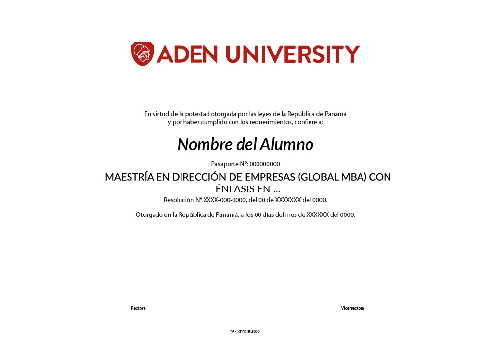 One Year Online MBA | MBA Online | ADEN